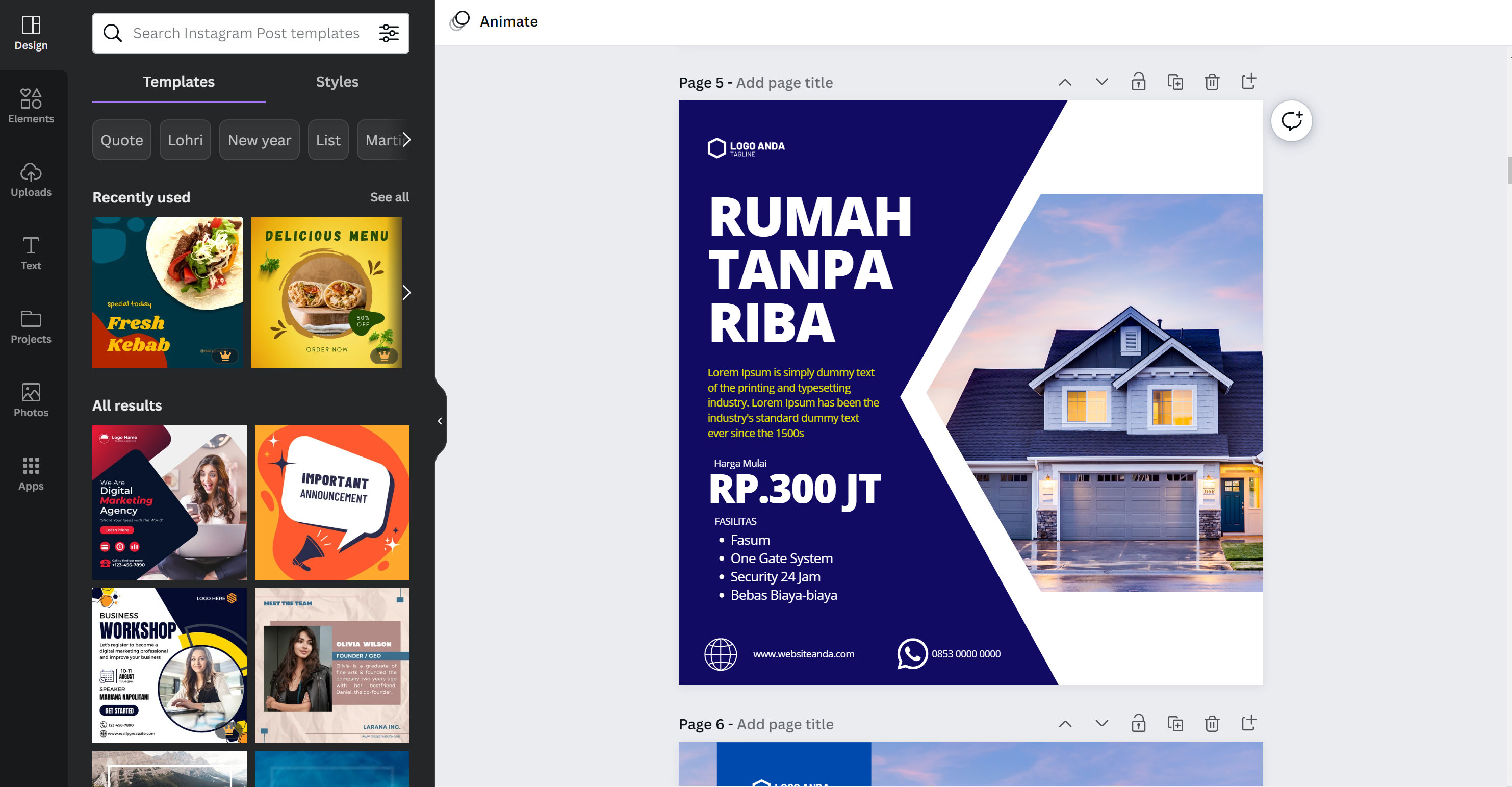 CANVA TEMPLATES, BUSINESS Templates, Digital Downloadable Canva Design ...