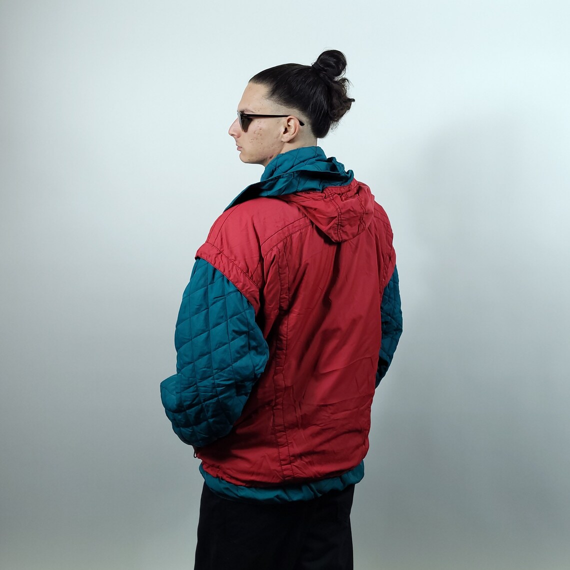 Vintage 80s 90s Proline Shogun Look Winter Jacket / Vintage Red Green ...