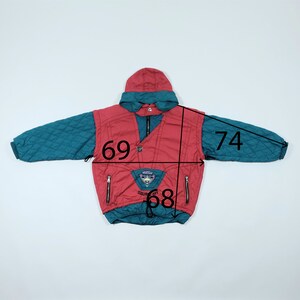 Vintage 80s 90s Proline Shogun Look Winter Jacket / Vintage Red Green ...