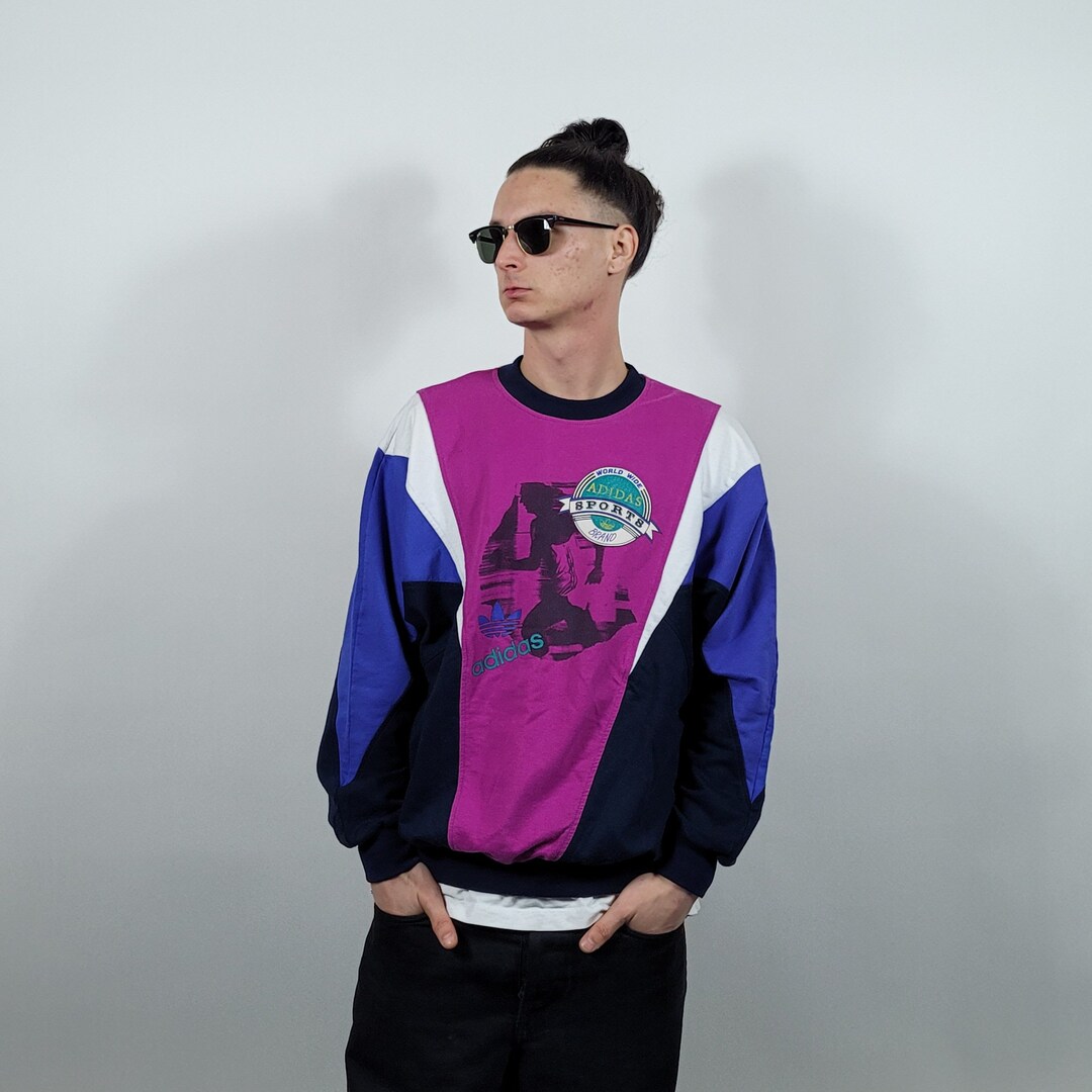 Vintage '80s 90's Adidas Originals Panels Crewneck Sweatshirt Vintage ...