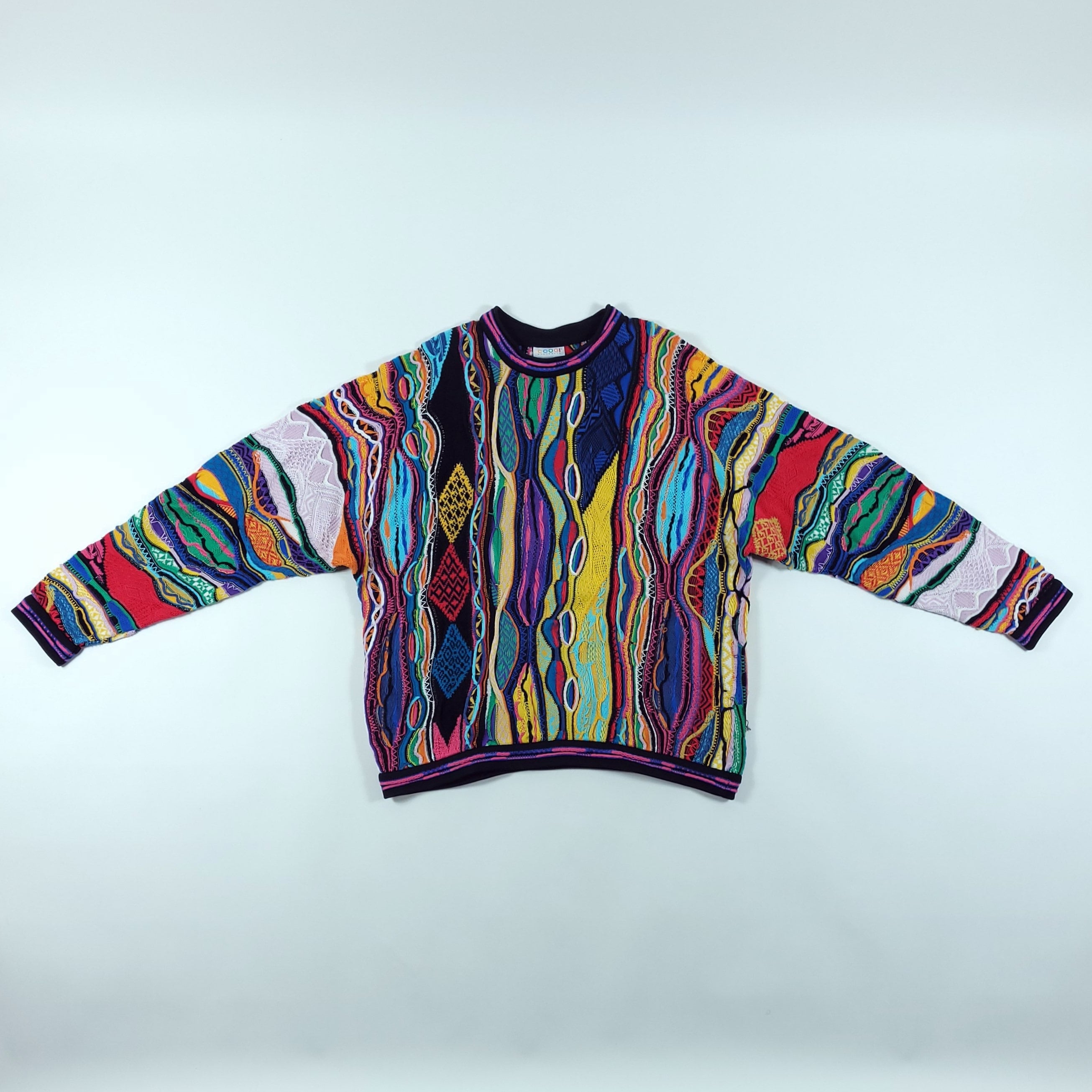 Vintage 90s Coogi Australia Biggie Smalls Abstract Pattern Vintage 90s Coogi Australia Biggie Smalls Abstract Pattern