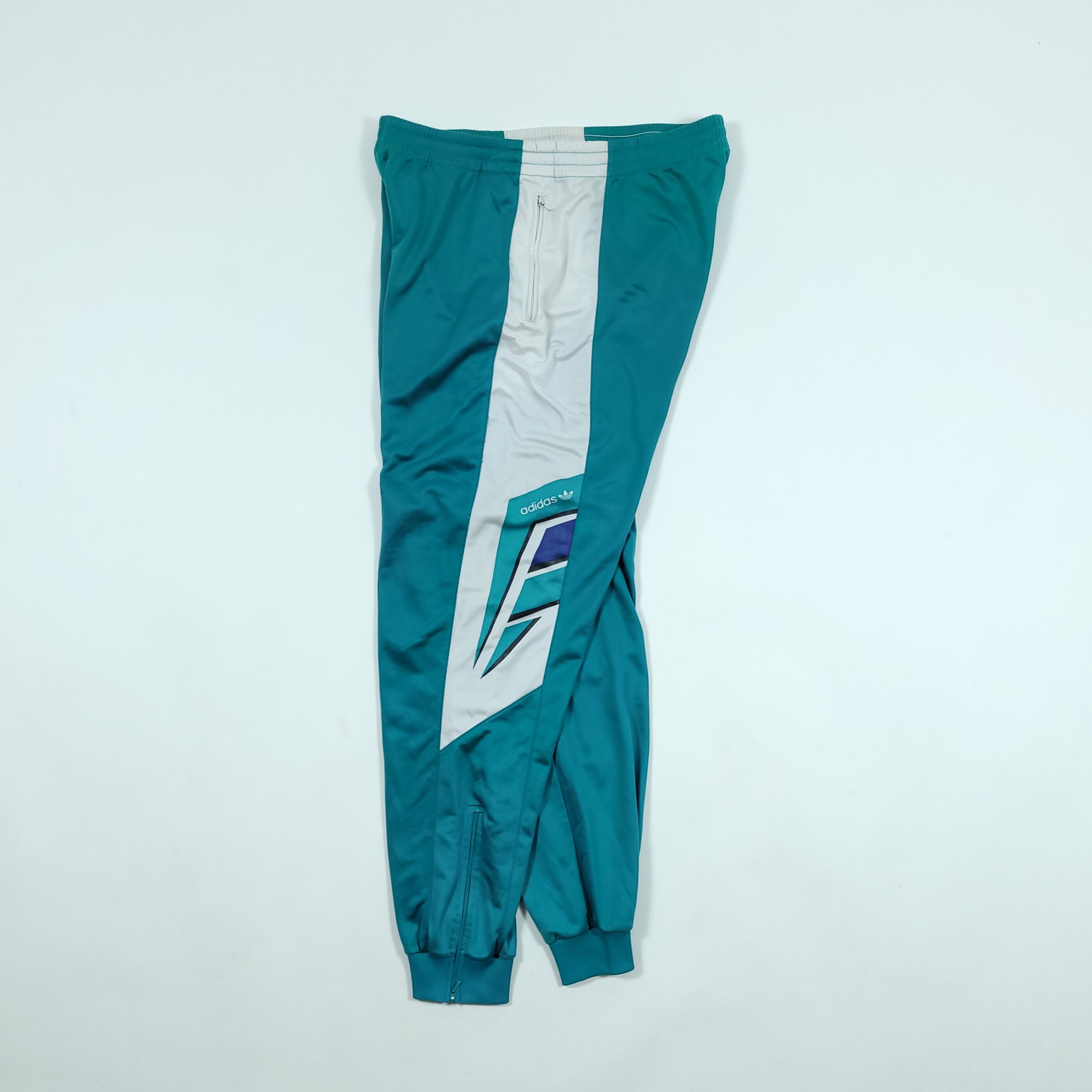 Very Rare Vintage Adidas Originals White Green Geometric Pattern ...