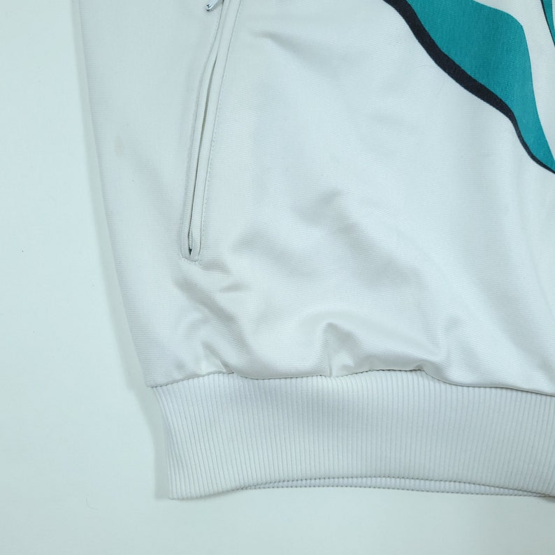 Very Rare Vintage Adidas Originals White Green Geometric Pattern ...