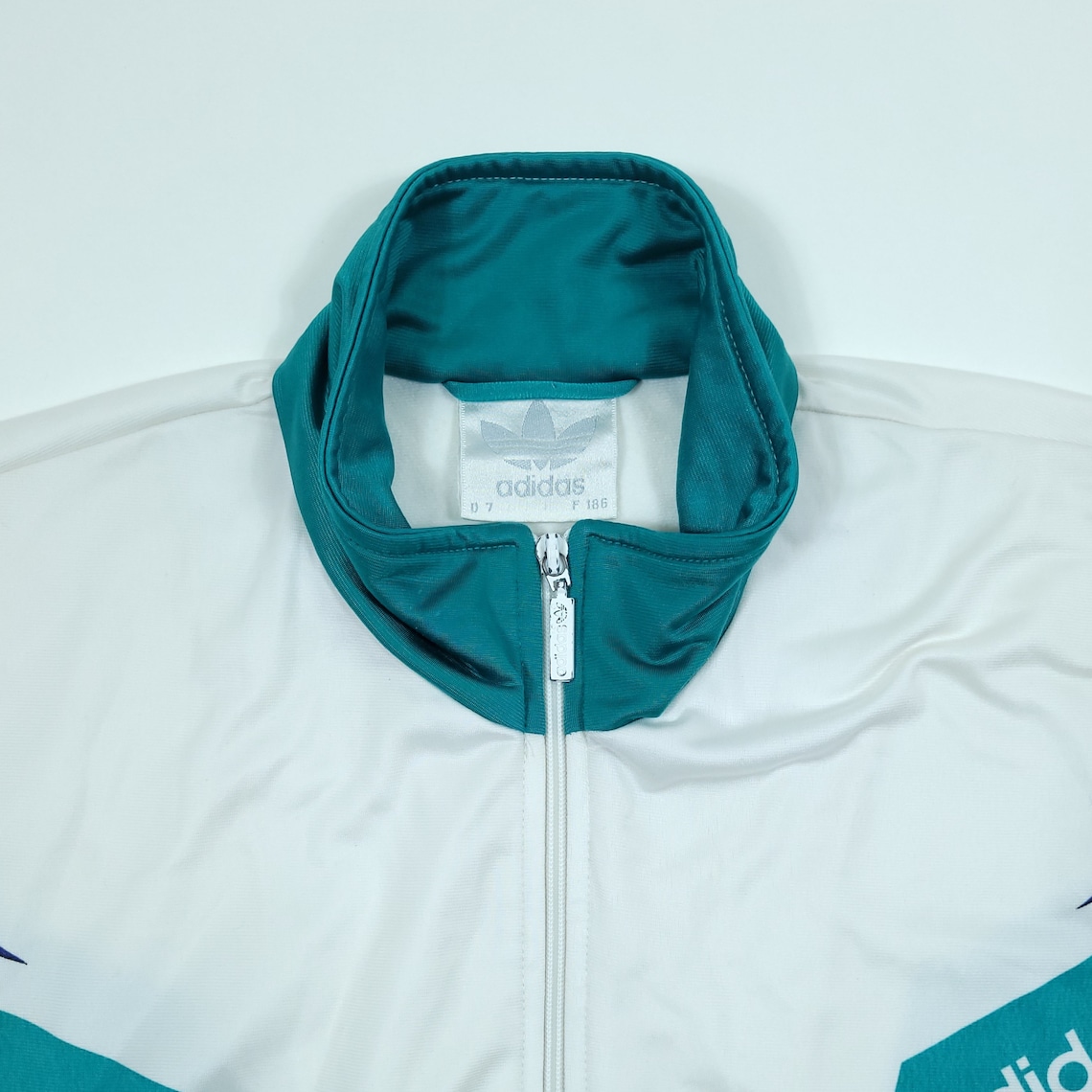 Very Rare Vintage Adidas Originals White Green Geometric Pattern ...