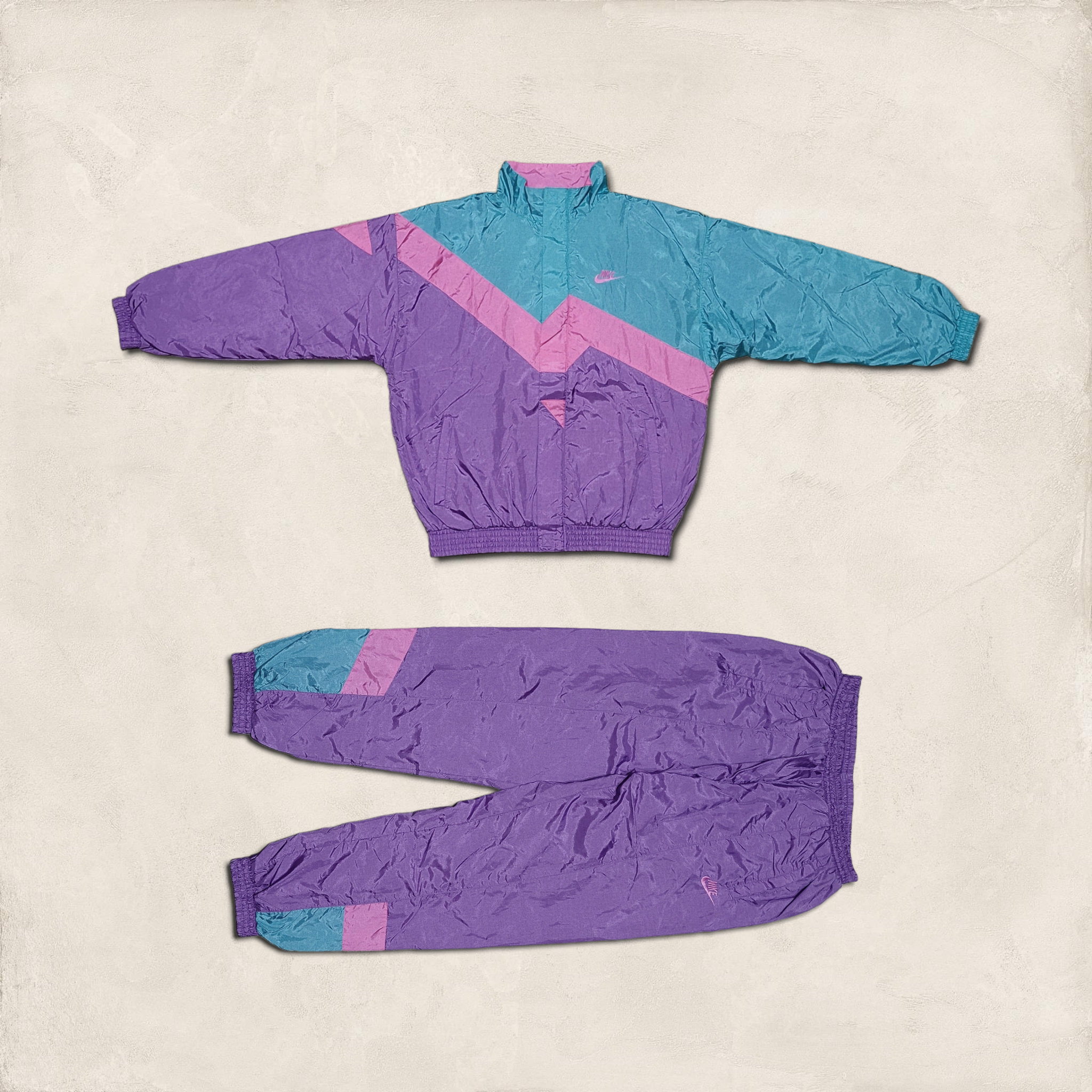 Very Rare Vintage Nike Tracksuit / 90s Nike Polyester Tracksuit ...