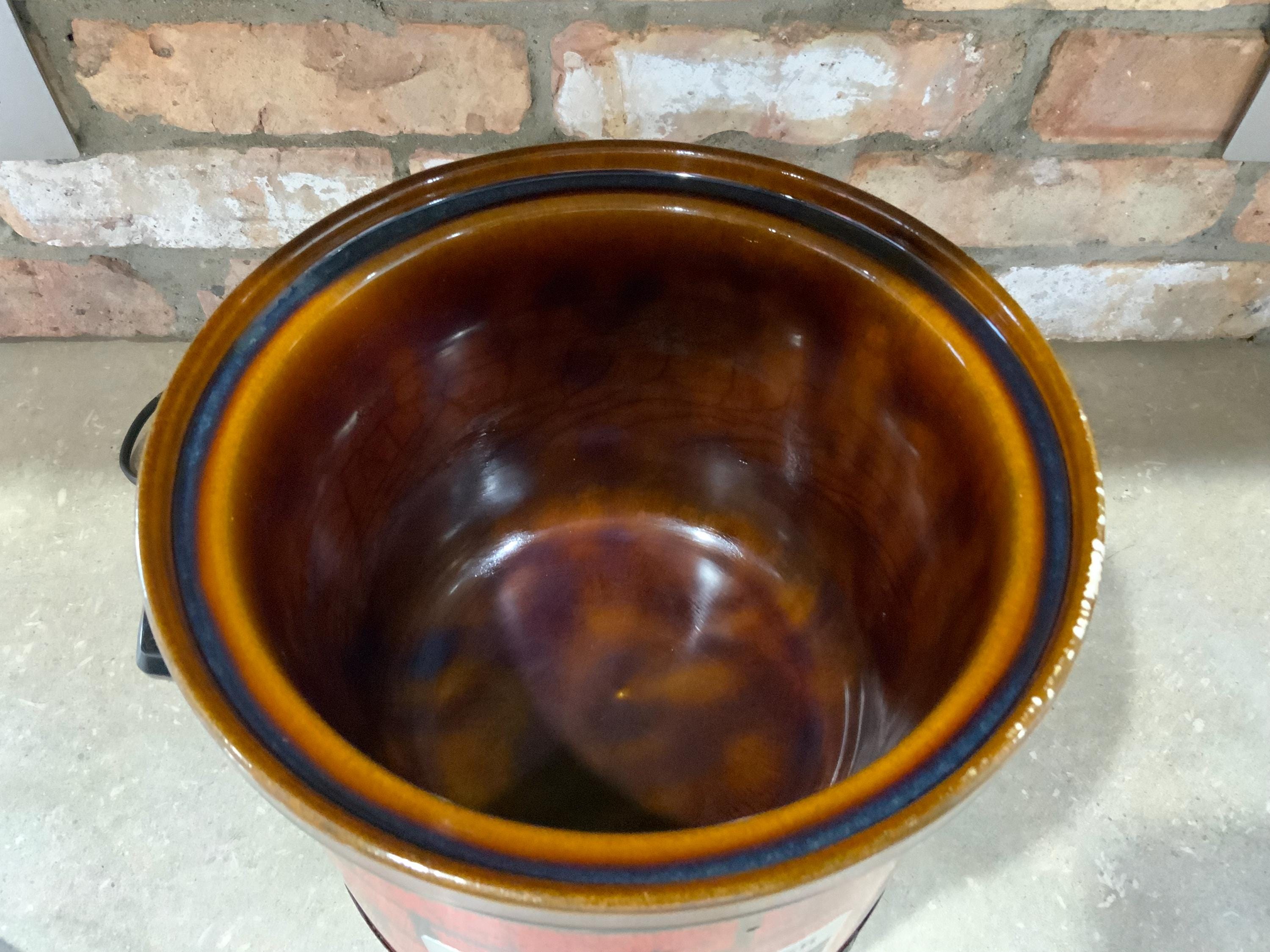 Vintage Red Brick Pattern Hamilton Beach 4 QT Crock Pot - Etsy