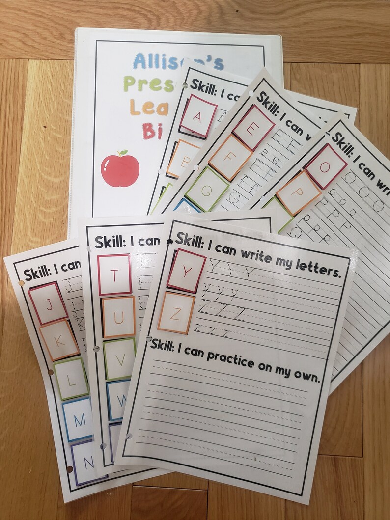 Alphabet Handwriting Practice, Printable Busy Book, Printable Alphabet ...