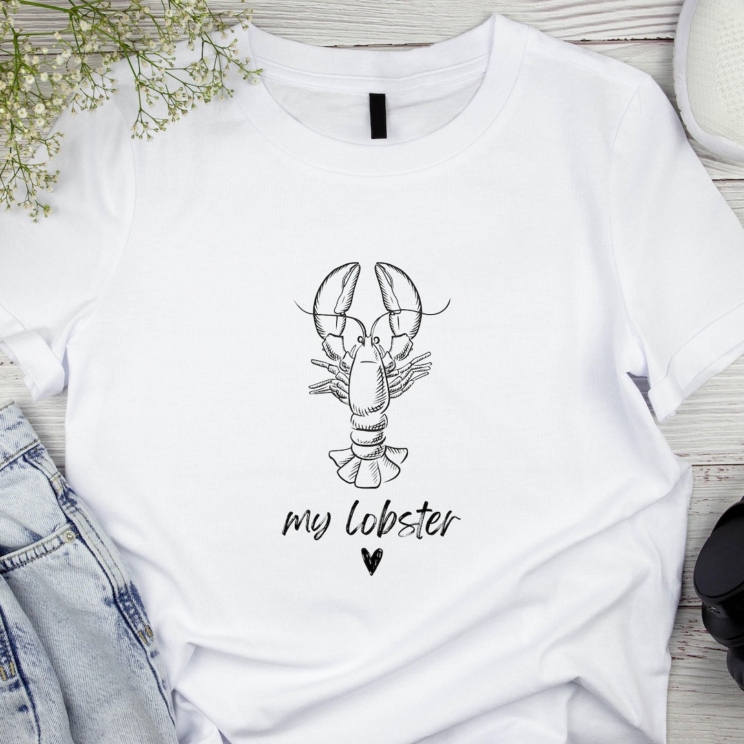 My Lobster T-shirt Friends TV Show Inspired Shirt Funny Romantic Tee Lobster Graphic Shirt Cute ...