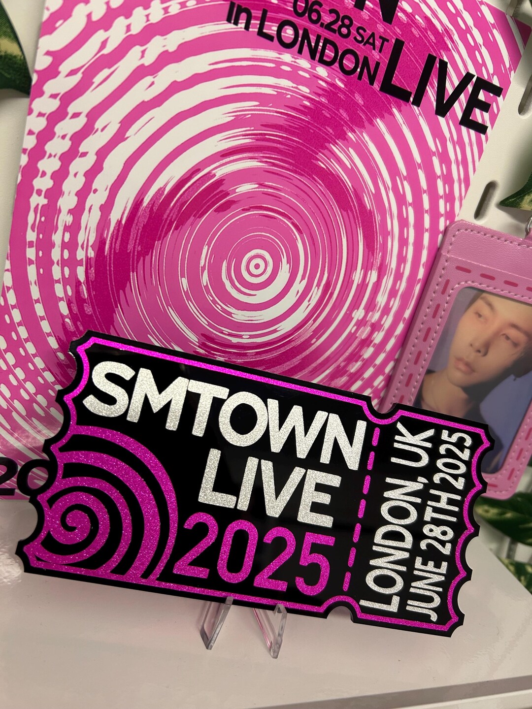 SMTOWN LIVE World Tour Concert Acrylic Souvenir Ticket Handmade Gift ...