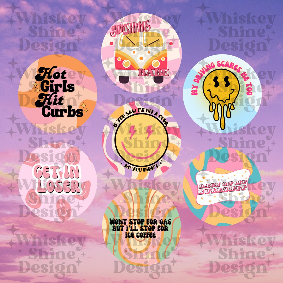 Retro Snarky Car Freshie Cardstock, Cardstock Cutouts, Freshie ...