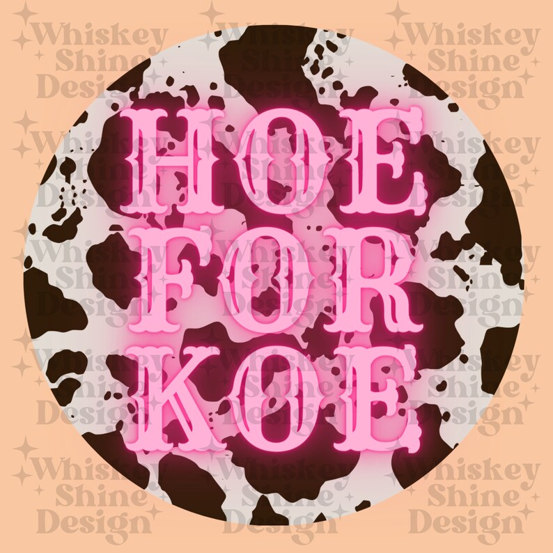 Hoe for Koe Freshie Digital Design - Etsy
