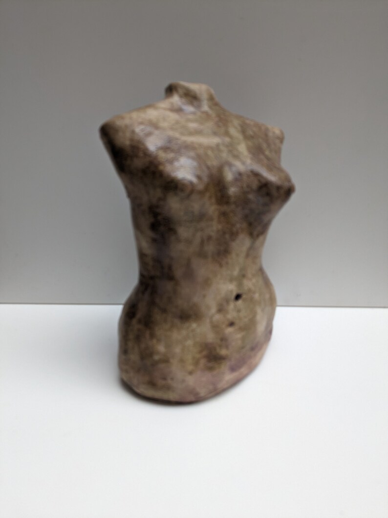 Ceramic Goddess Female Torso Sculpture - Etsy