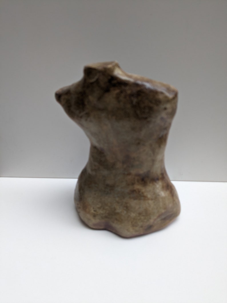 Ceramic Goddess Female Torso Sculpture - Etsy