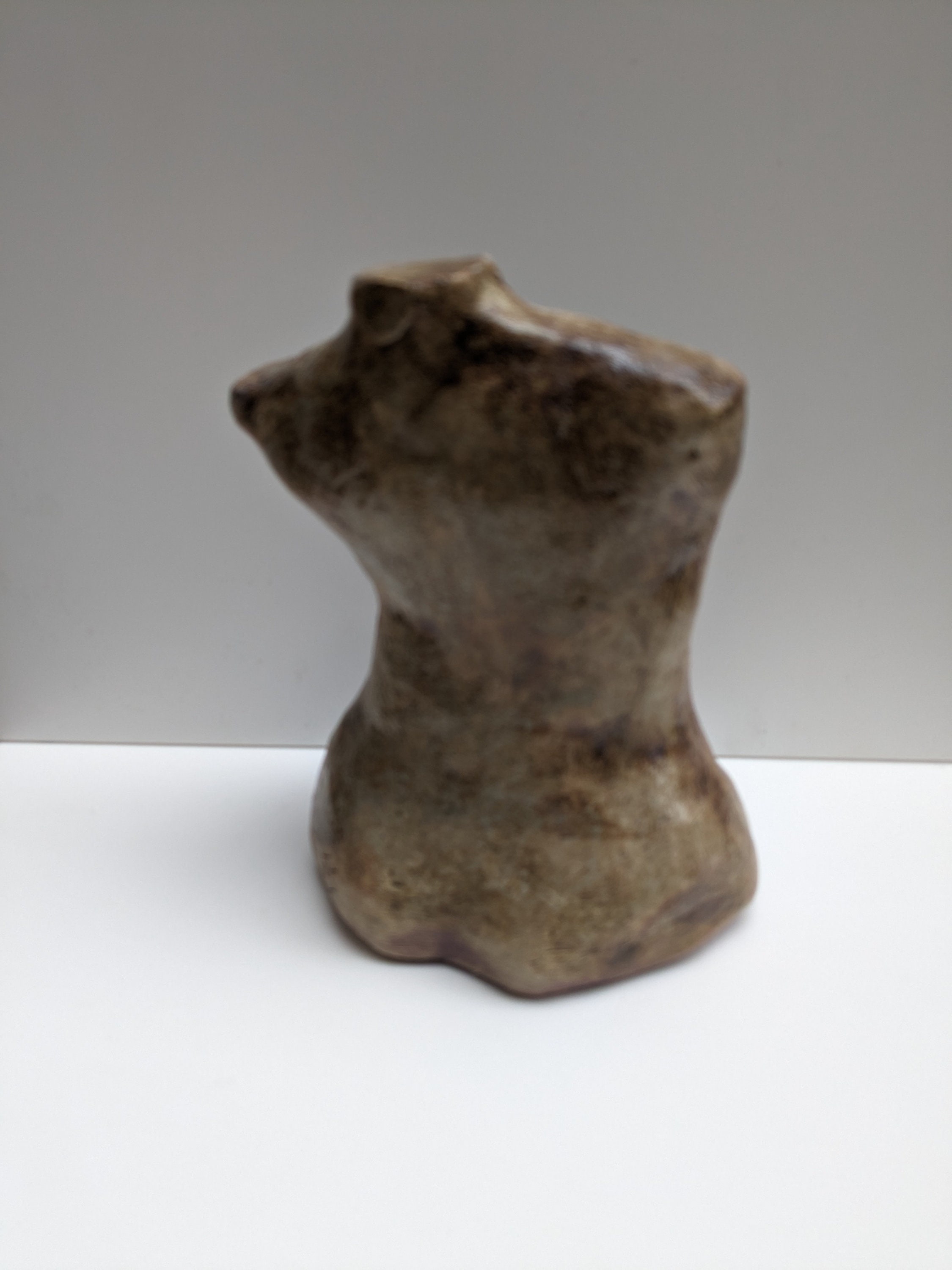 Ceramic Goddess Female Torso Sculpture - Etsy