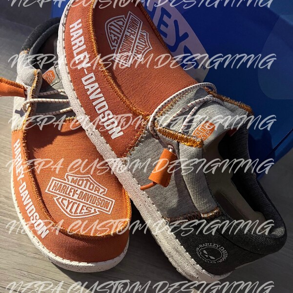 Hey Dudes Harley Davidson - Etsy