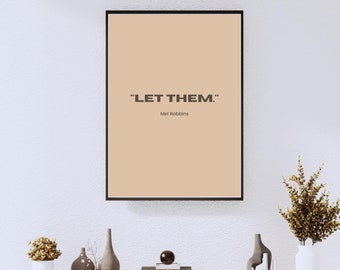 Inspirational Let Them Poster for Kids - Etsy