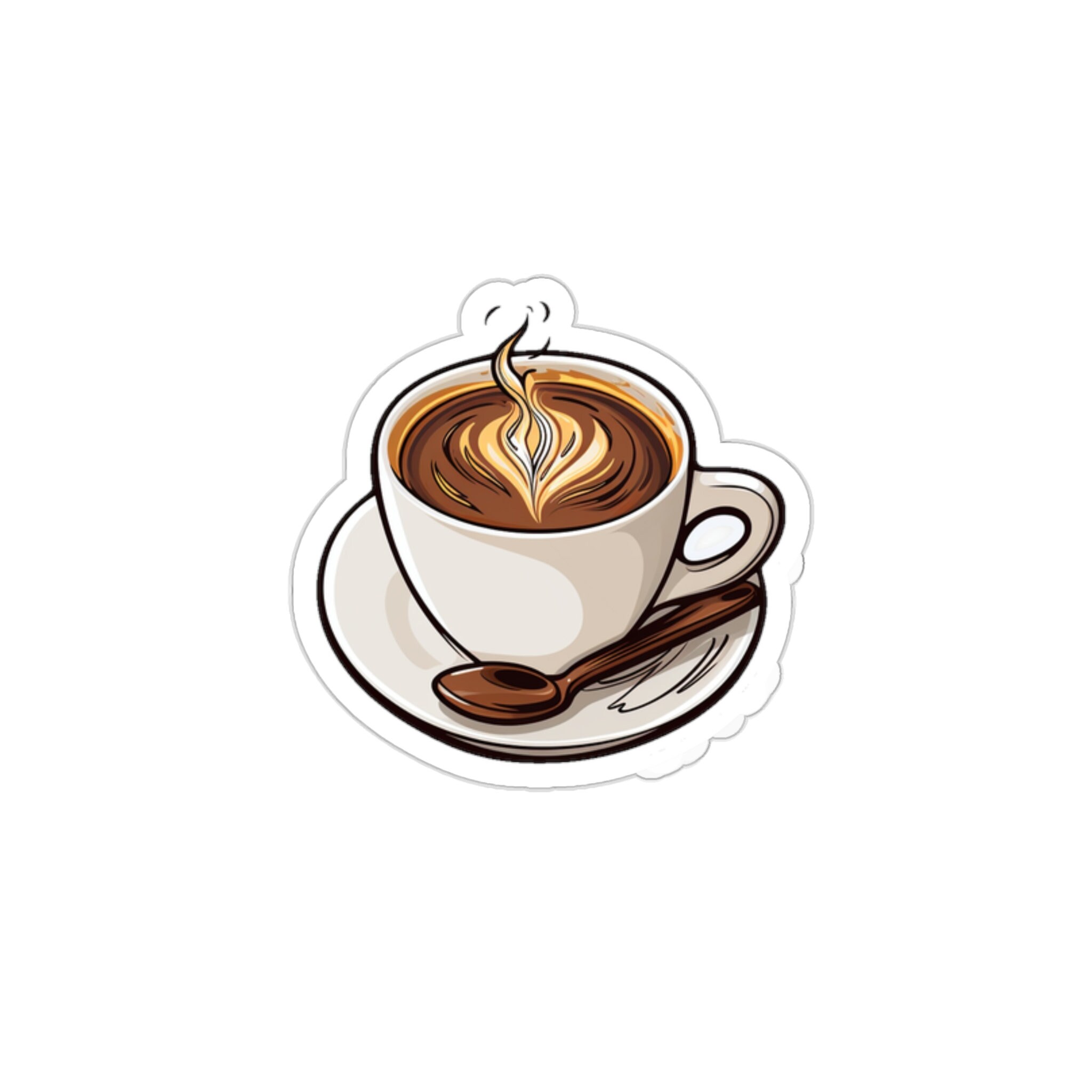 Kaffeetasse Sticker - Etsy.de
