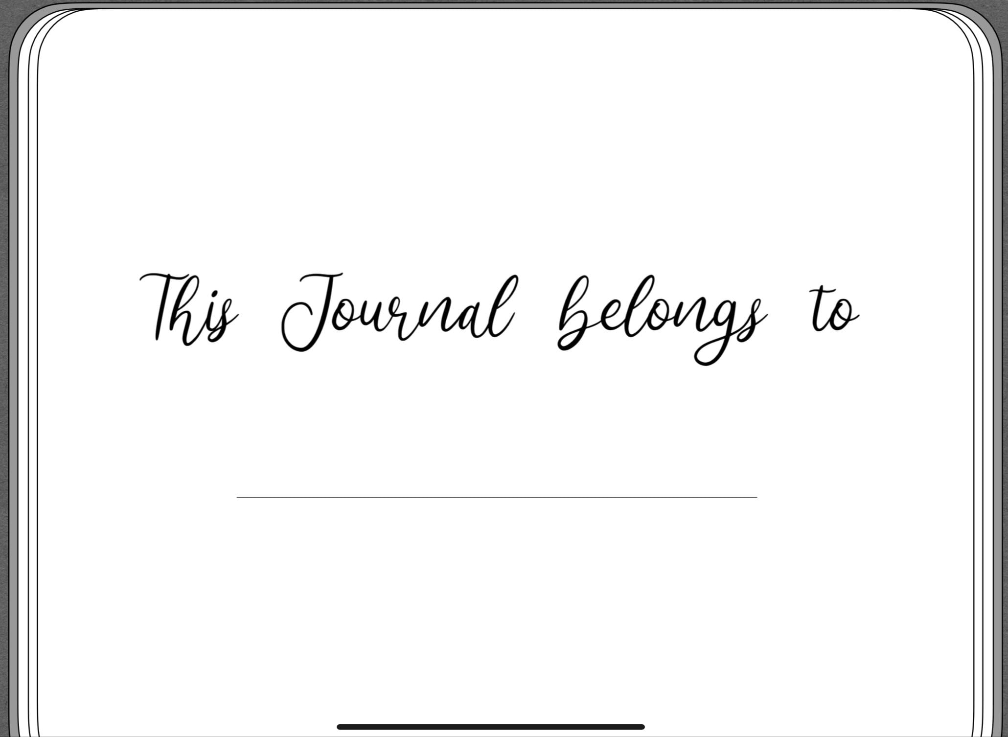 Digital Journal | 52 Week Digital Journal With Hyperlinks | Goodnotes ...