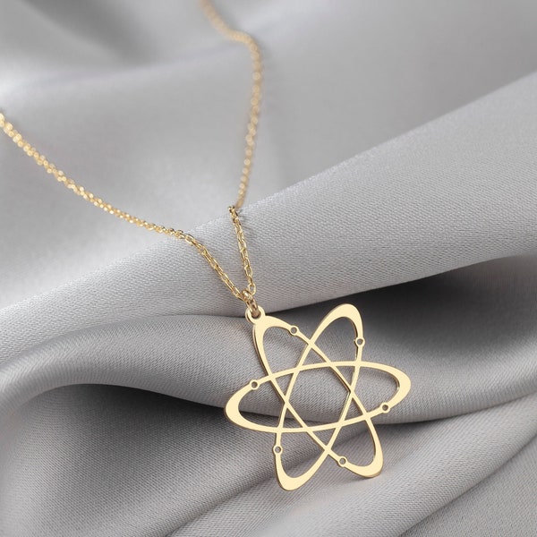 Atom Necklace - Etsy