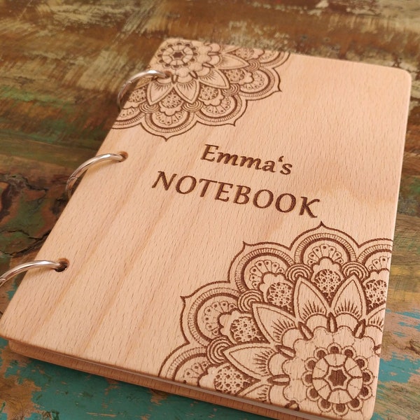 Wooden Notebook - Etsy