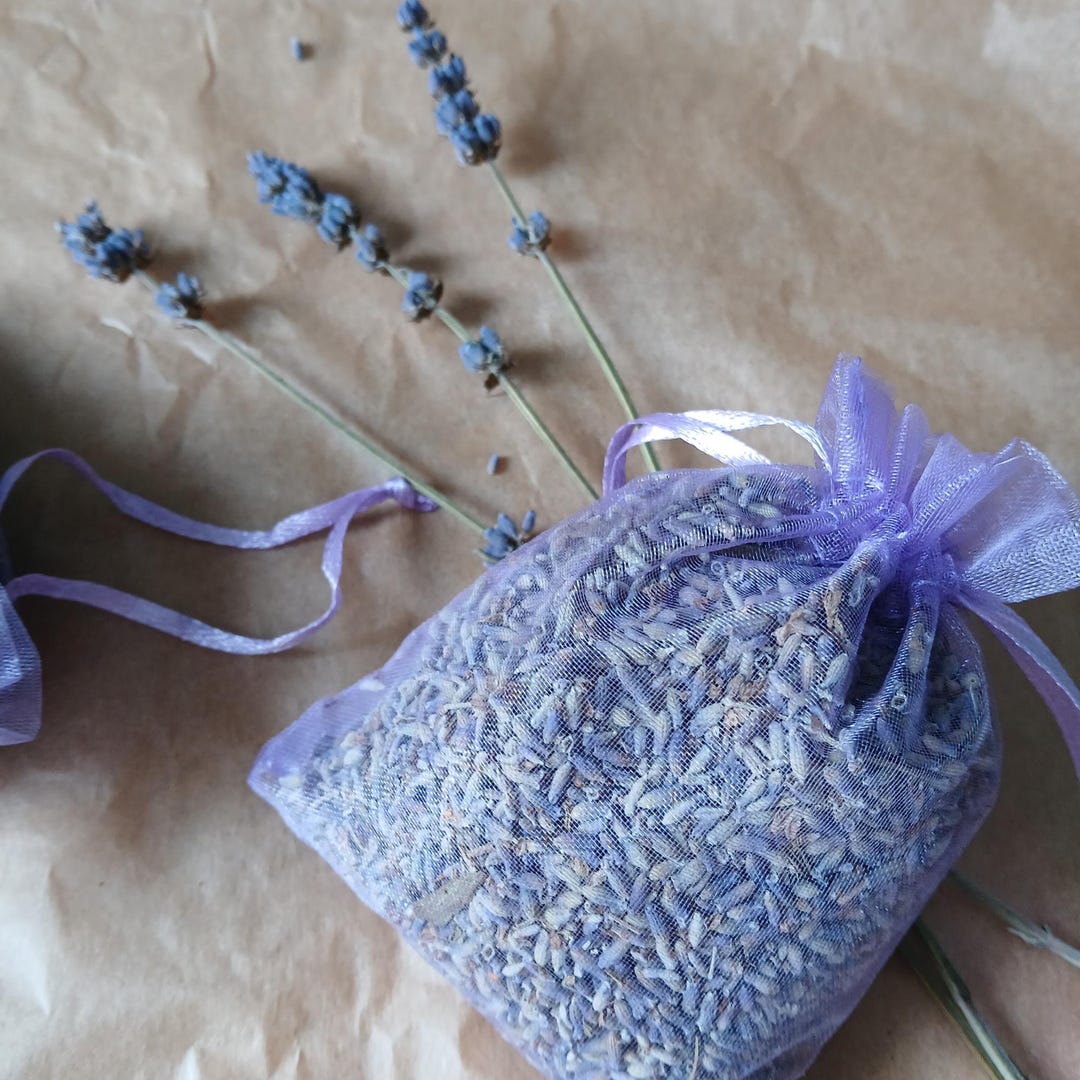 Linen Aroma Sachet Lavender, Handmade Lavender Sachet Bags, Lavender ...
