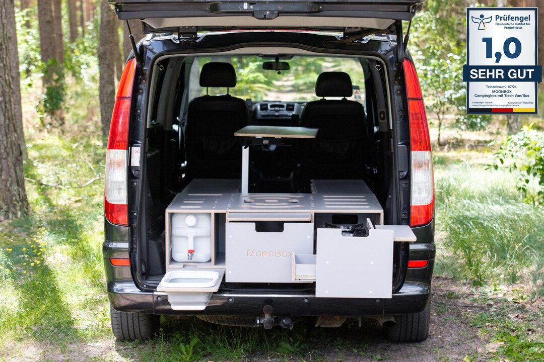 Moonbox Campingbox Sleeping System Camping Kitchen Van/bus 119 Cm Modify Grey - Etsy UK