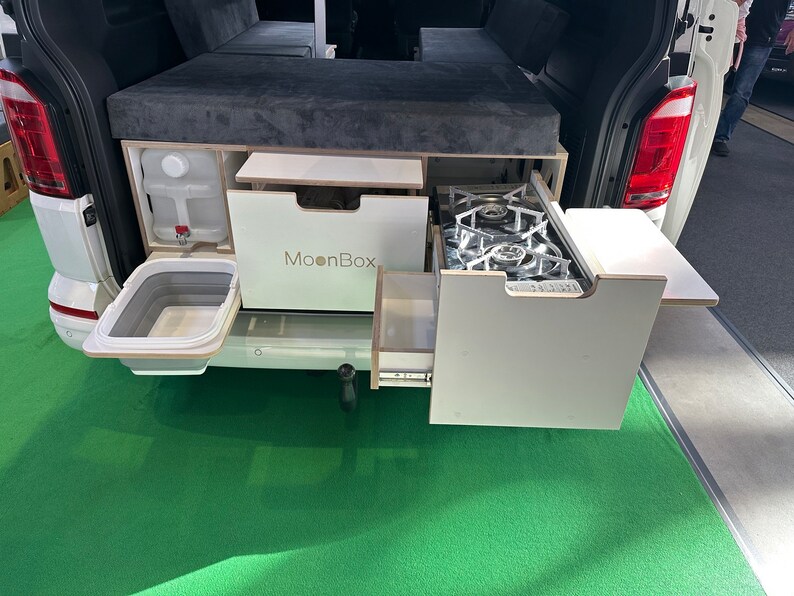 Moonbox Campingbox mit Tisch Van/Bus 119cm Modify White Edition - Etsy.de