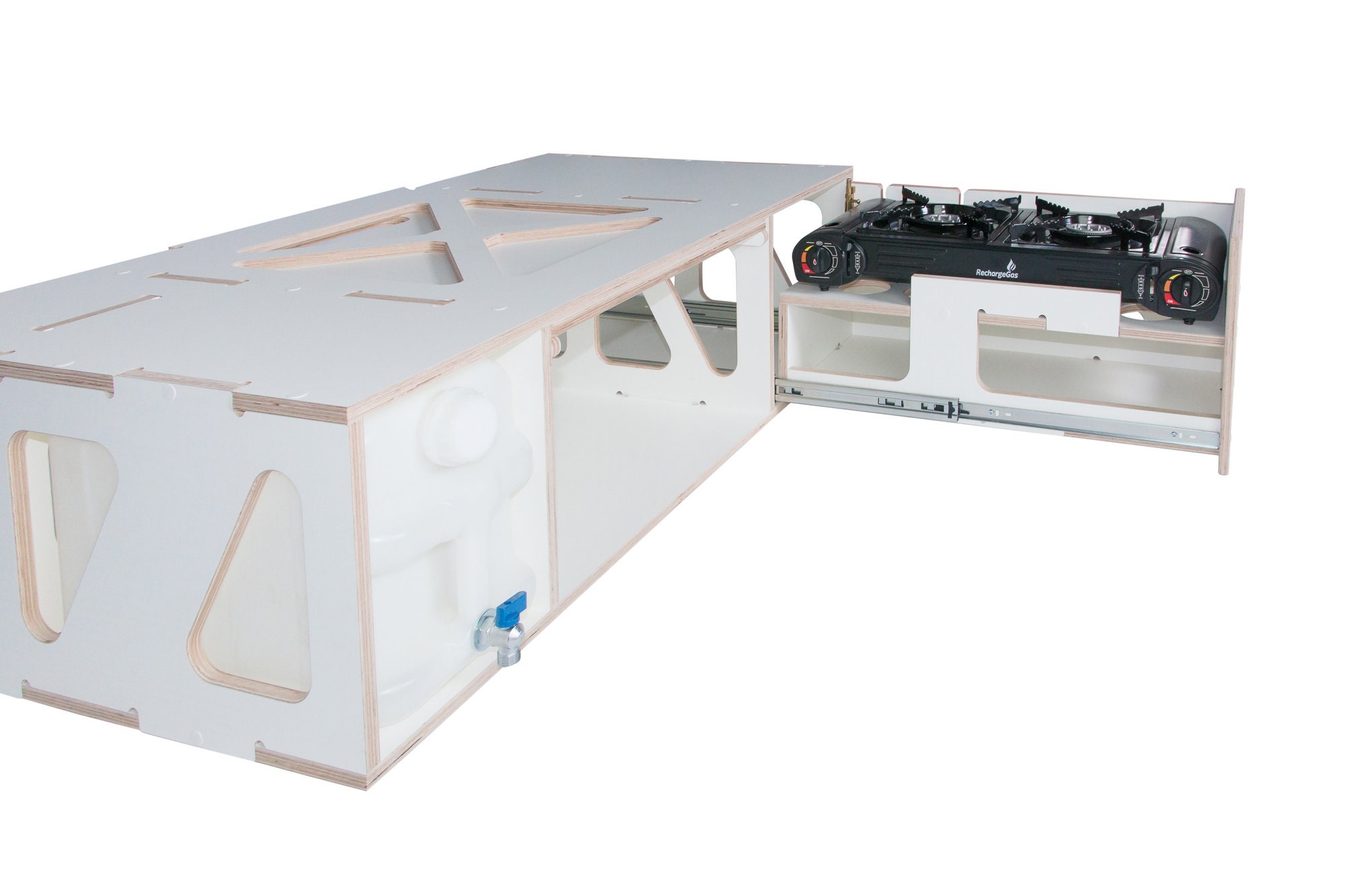 Moonbox Campingbox Camping Kitchen Sleeping System VW Van Kombi Type ...