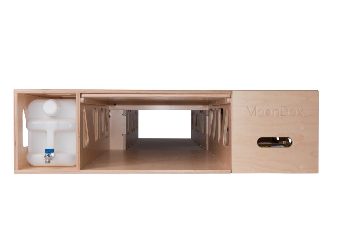 Moonbox Camping Box Laminated Camping Kitchen Sleeping System VW Van ...