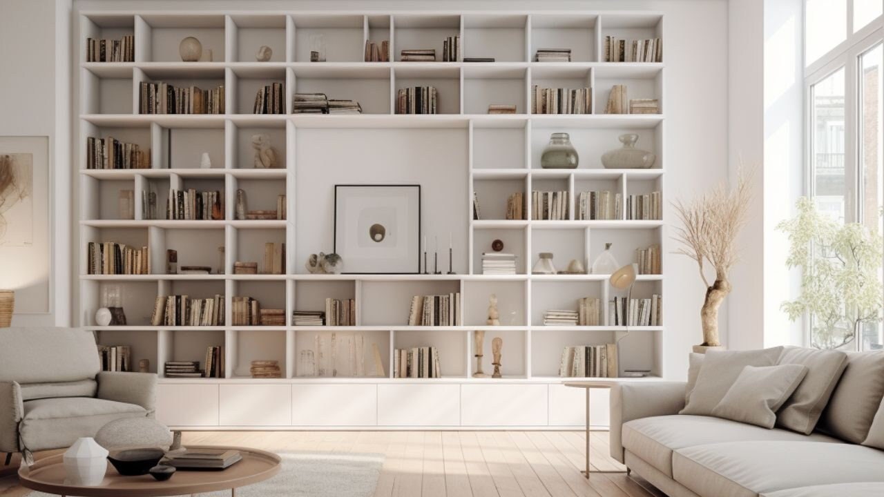 Bookcase Zoom Virtual Background Backdrop, Office Work Meeting ...