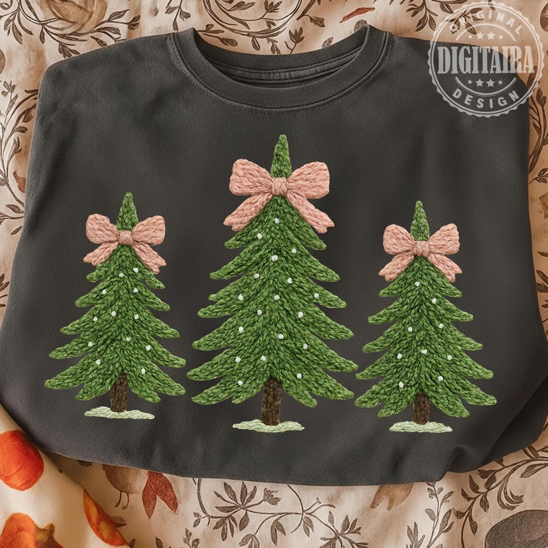 Faux Yarn Christmas Tree PNG Coquette Pink Bow Tree Preppy PNG Latch ...