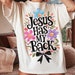 Faith Png,jesus Has My Back Png,christian Sublimation, Retro Christian ...
