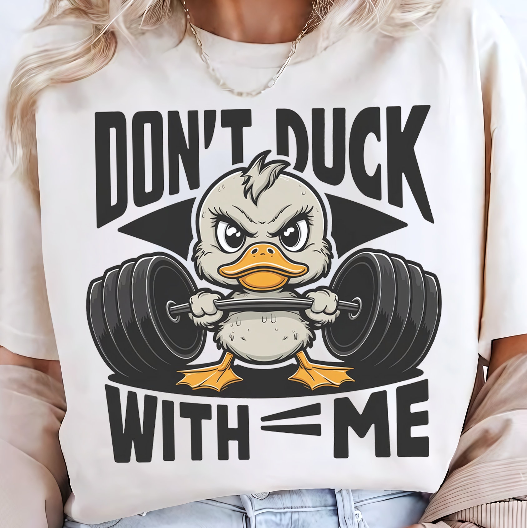 Gym Duck PNG, Don't Duck With Me PNG, Funny Duck PNG, Angry Duck Png ...
