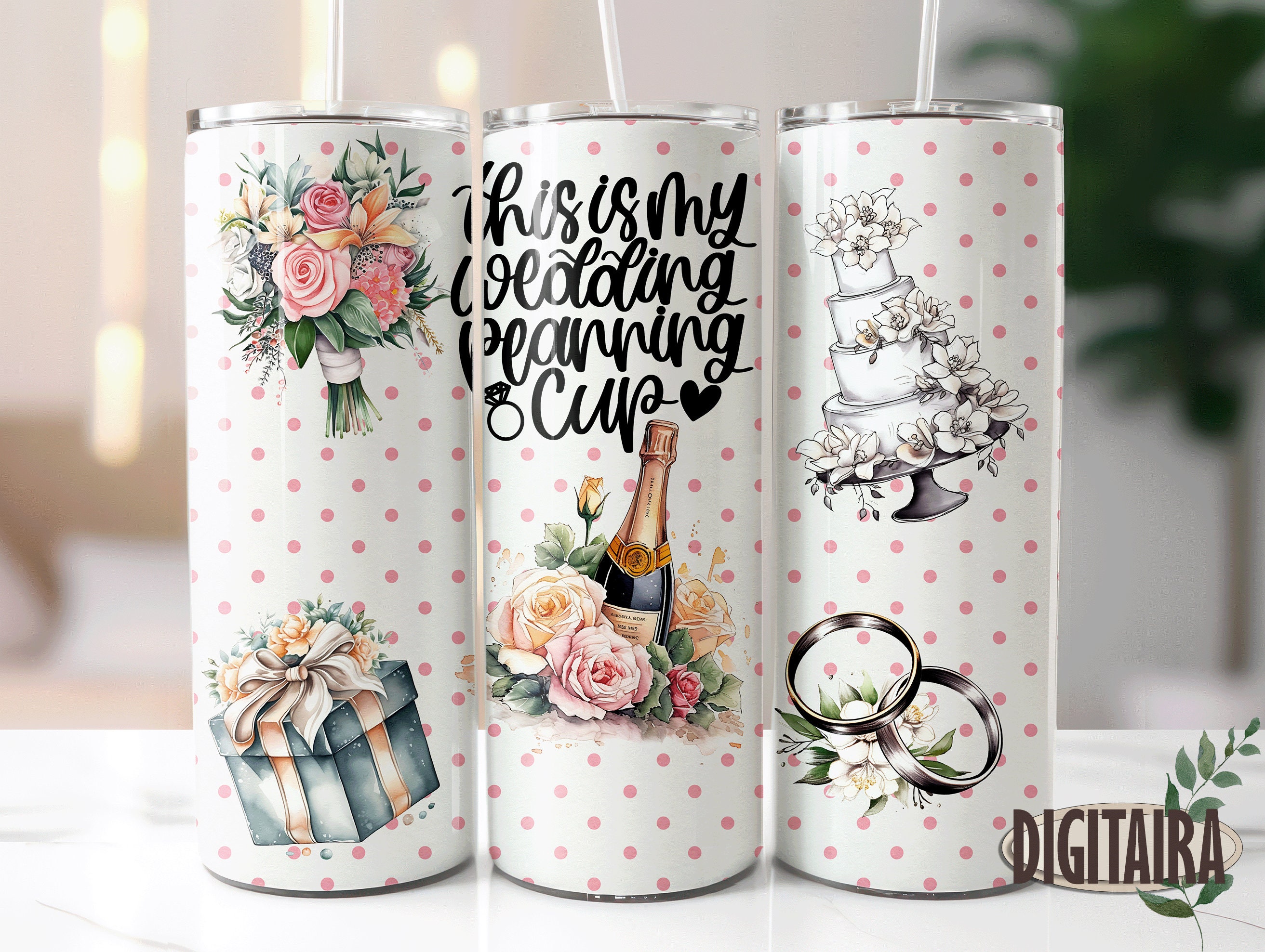Wedding Planning Tumbler Design, Bride PNG Sublimation Designs ...