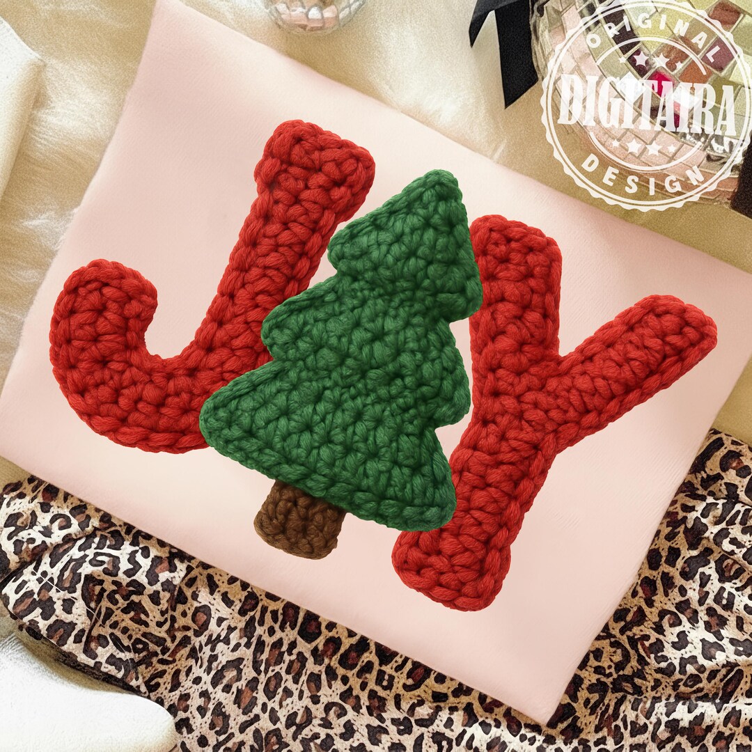 Joy Yarn PNG, Merry Christmas PNG, Faux Yarn PNG, Christmas Realistic ...
