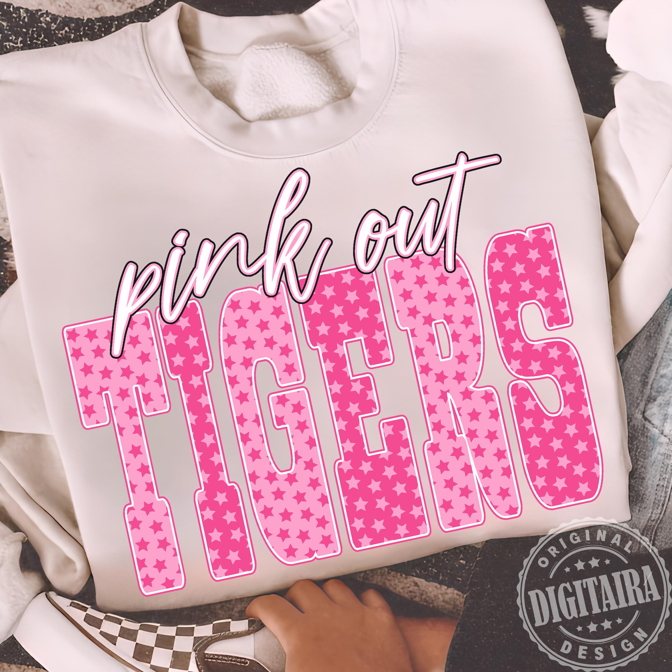 Tigers Png, Pink Out Tigers Png, Football Pink Out Png, Breast Cancer ...