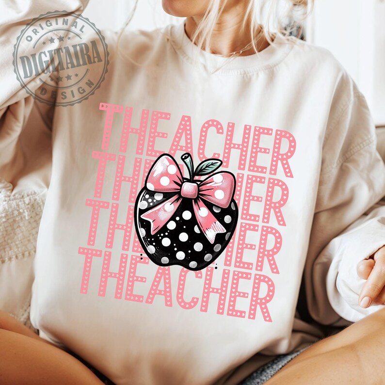 Coquette Teacher Png,back to School Png,teacher Appreciation Png,first ...