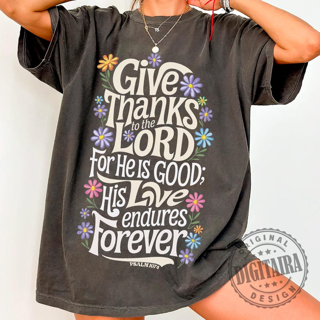 Fall Christian PNG, 'give Thanks to the Lord', Grateful Christian Retro ...