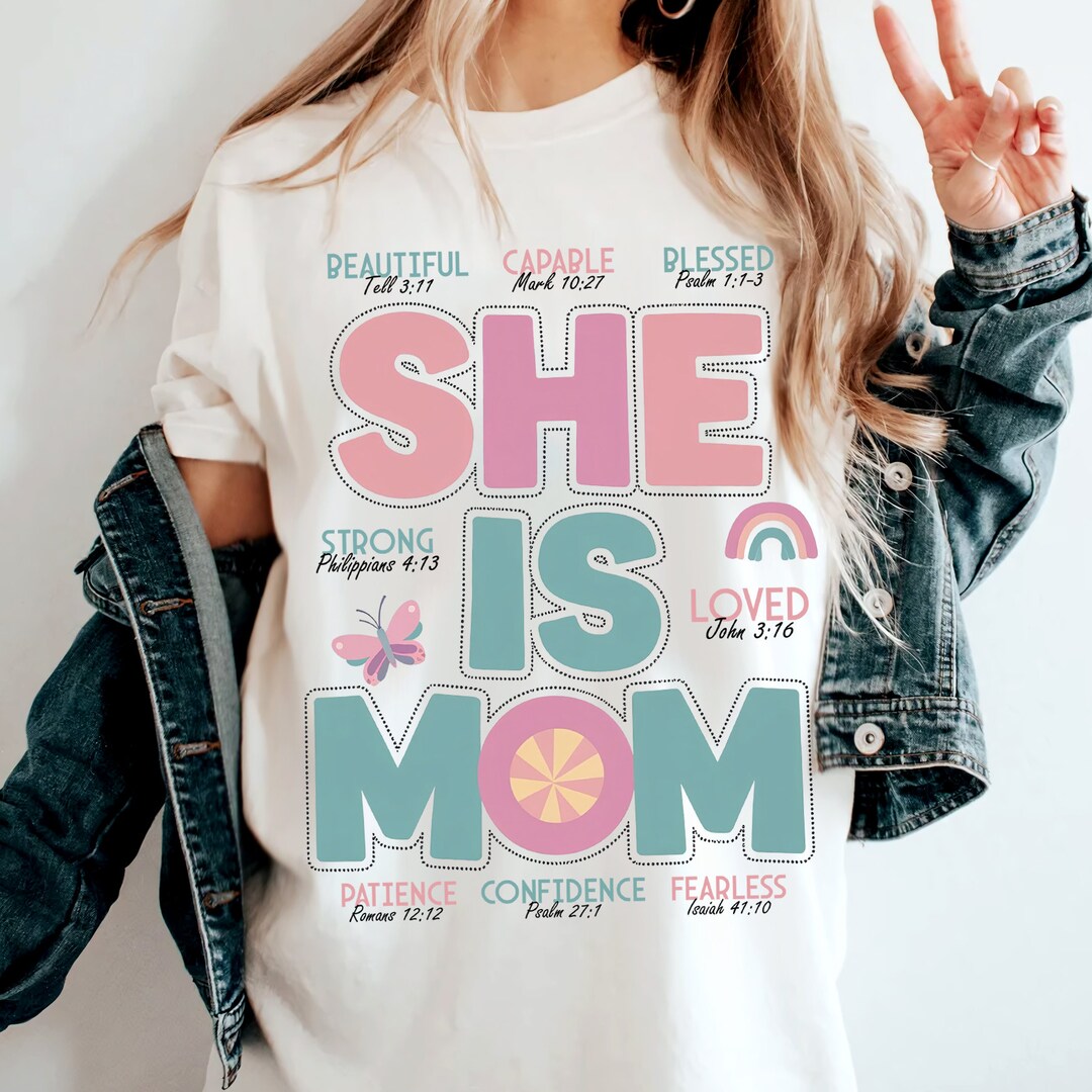 She is Mom PNG, Mama Png, Retro Mother PNG, Blessed Mom Png, Mom Png ...
