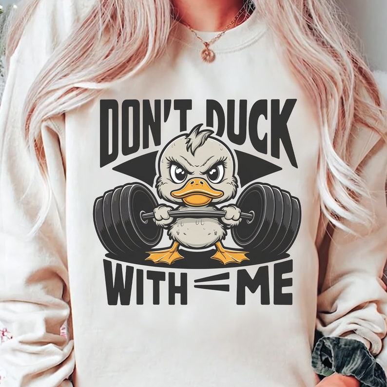 Gym Duck PNG, Don't Duck With Me PNG, Funny Duck PNG, Angry Duck Png ...