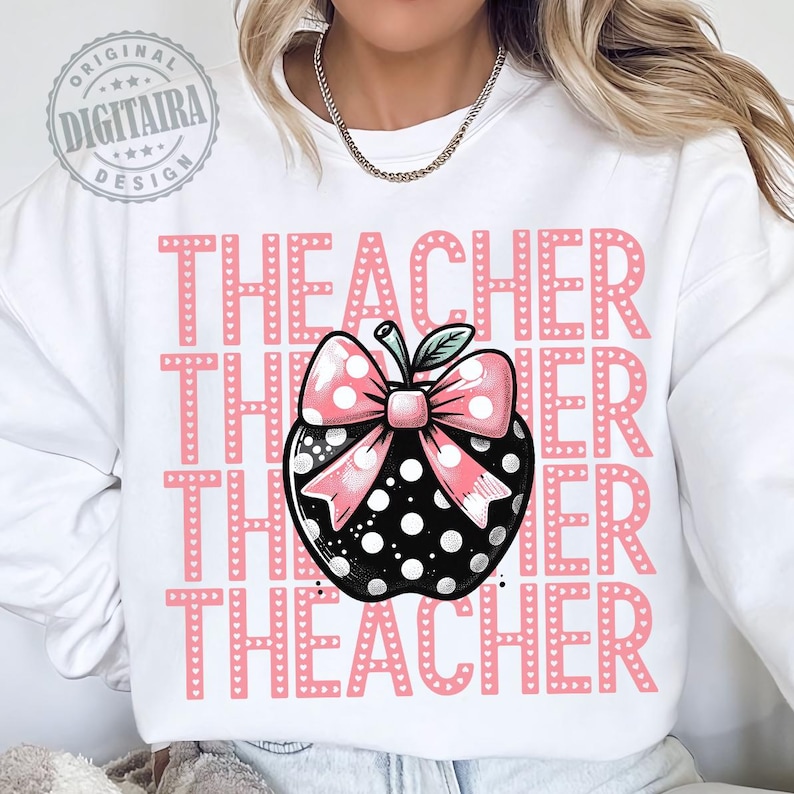 Coquette Teacher Png,back to School Png,teacher Appreciation Png,first ...