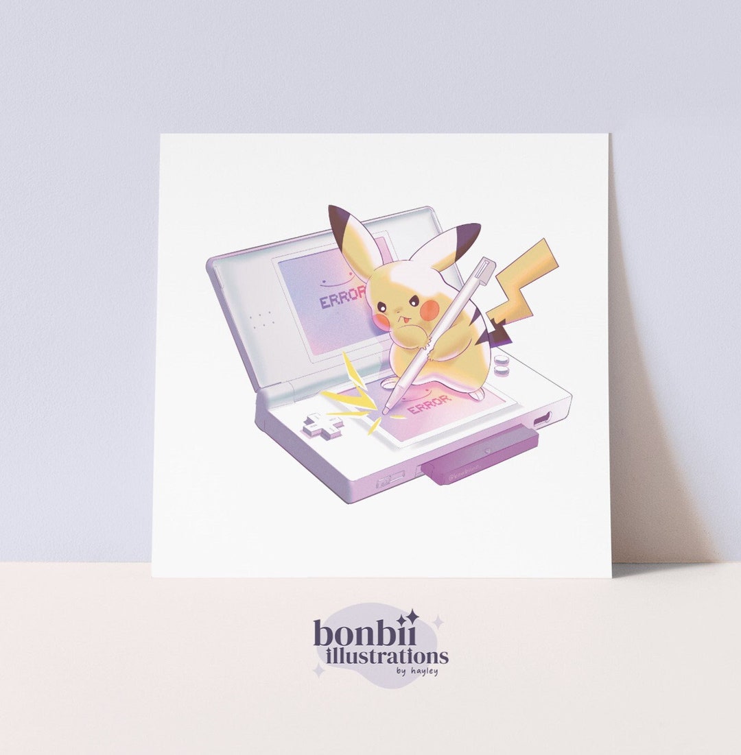 Pikachu X Ditto Pokémon Art Print, Fanart - Etsy