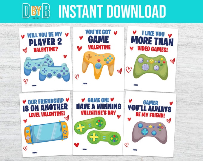 Geeky Valentine's Day Cards for the Nerd at Heart - Printable - Digital ...