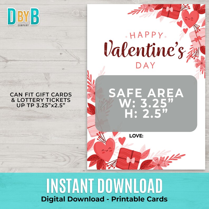 Happy Valentines Day Gift Card Holder for Friend Lover Valentines Day ...