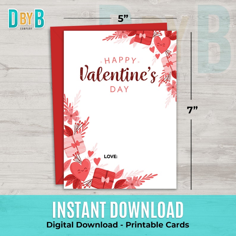 Happy Valentines Day Gift Card Holder for Friend Lover Valentines Day ...