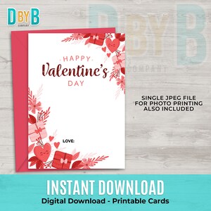 Happy Valentines Day Gift Card Holder for Friend Lover Valentines Day ...