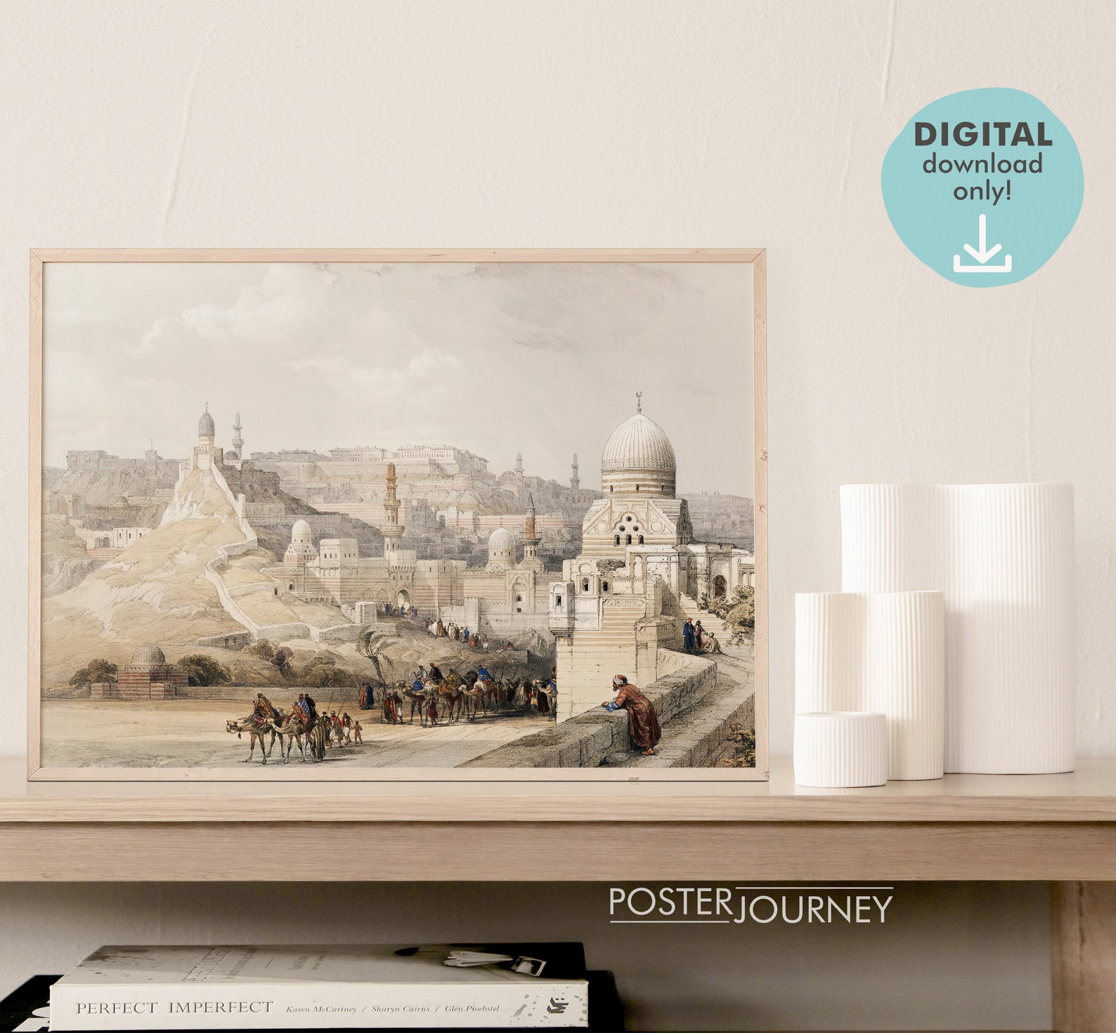 The Citadel of Cairo Egypt | Ancient Egypt | Egypt Art Print | Vintage ...
