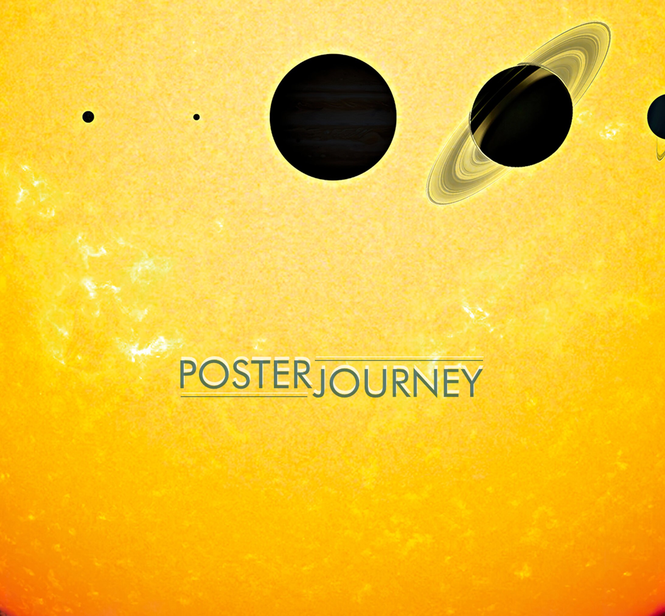 Our Solar System Space Poster Set of 2 Prints, Planets Astronomy ...