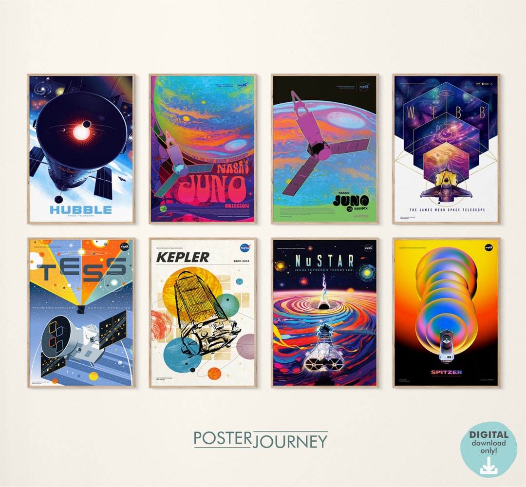 Space Telescope Poster Bundle, Astronomy Space Exploration, Gallery ...