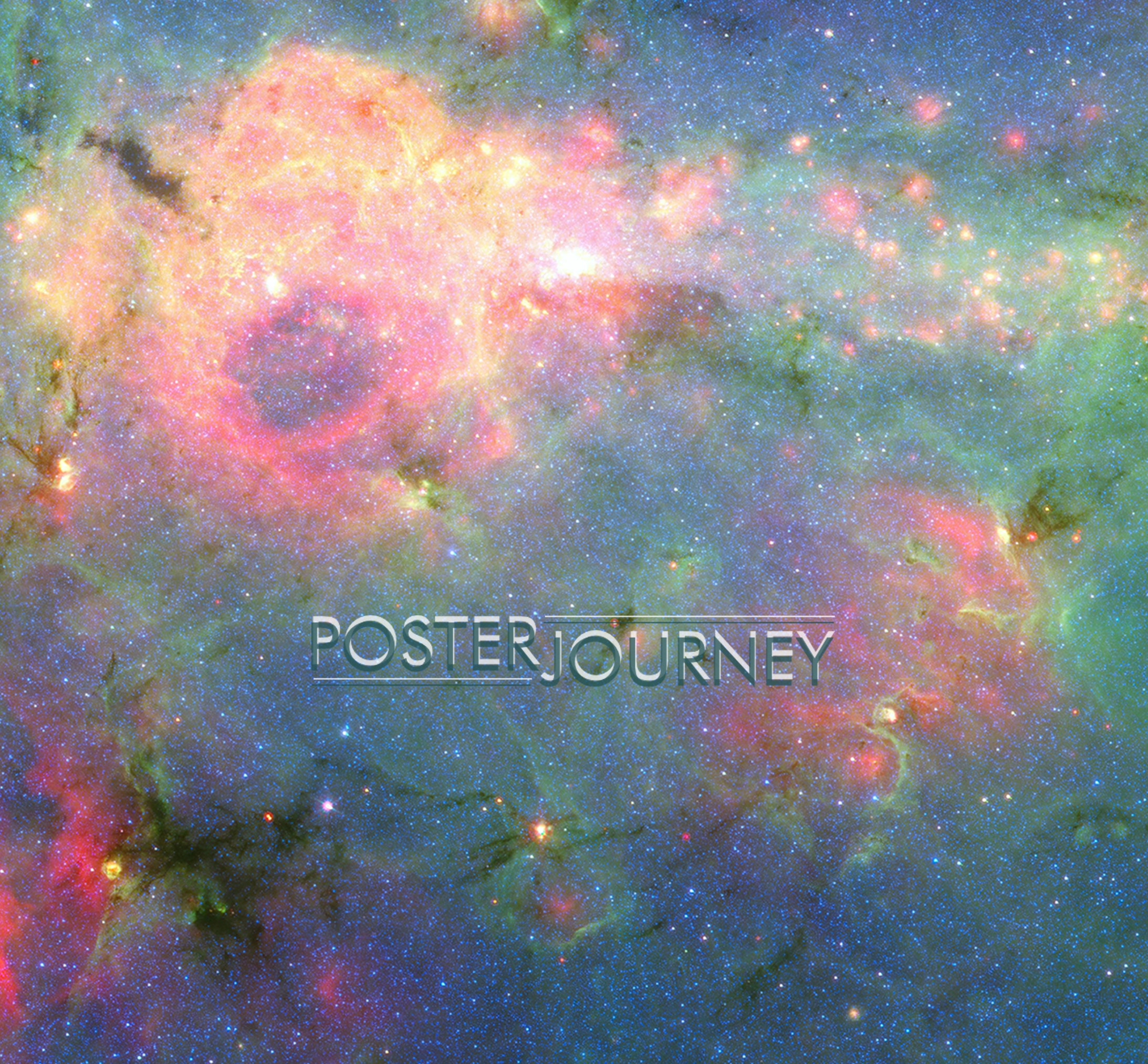 The Milky Way Galaxy Space Poster Set of 2 Prints, Astronomy Gallery ...